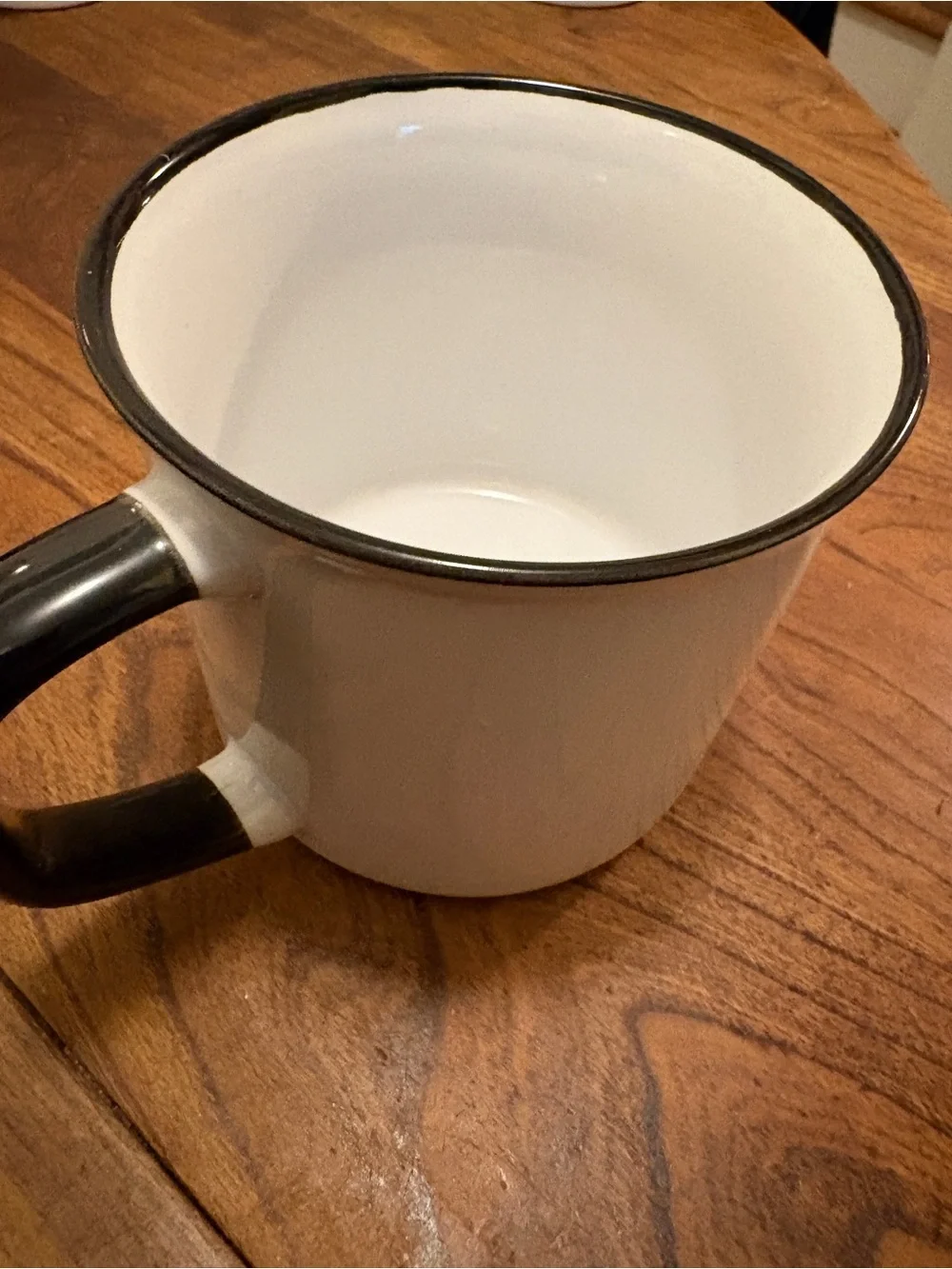 Dining | White Ceramic Mug With Black Handle And Lemon Truck Design ...